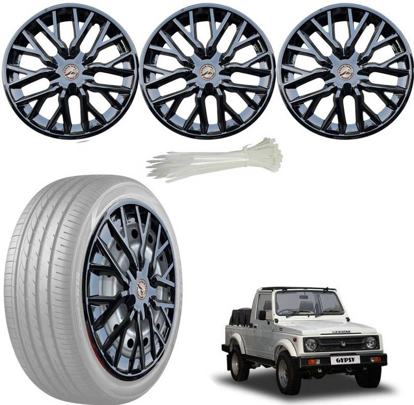 WolkomHome Wheel cap, Hub Cap WheelCover Full Black Car Accessories 15 ...