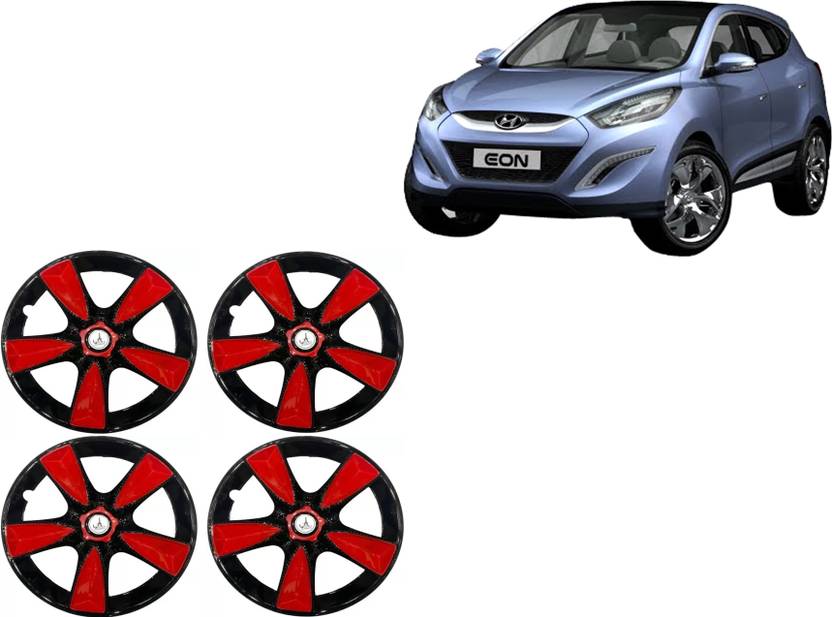 ALPINEZO CAR WHEEL CAP/WHEEL COVER MAPPLE DEGINE "RED_BLACK_AND_MIDDLE ...