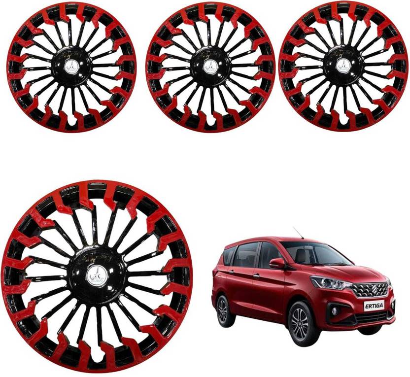 KYZO CAR WHEEL CAP/ WHEEL COVER SIGMA DEGINE "RED_BLACK" 15 INCHI Wheel ...