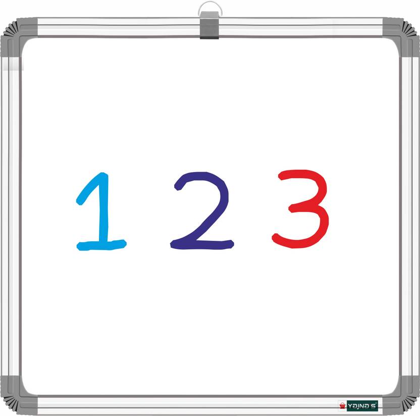 Flipkart.com | ShelfKing Non Magnetic 1X1 Feet Double Sided Whiteboard ...