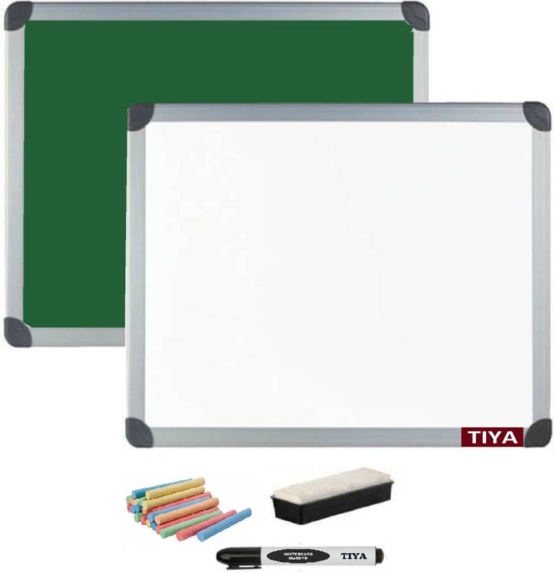Flipkart.com | Tiya Reversible Non Magnetic One Side White Board & back ...