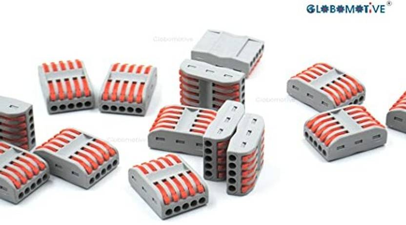 GLOBOMOTIVE Wire Connector,Universal Compact Wiring Conductor-5 Circuit ...