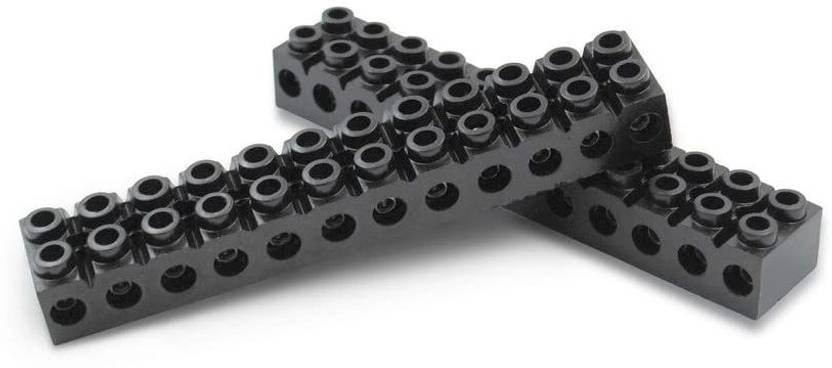 GLOBOMOTIVE 15A 12 Way Bakelite Connector Strip Double Row Barrier ...