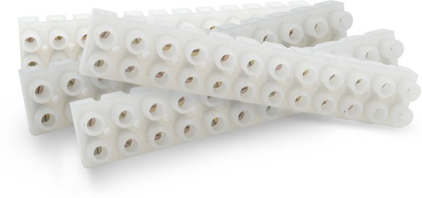 GLOBOMOTIVE PVC Terminal Connector Strip 12 ways (5 Amp) PVC Terminal ...