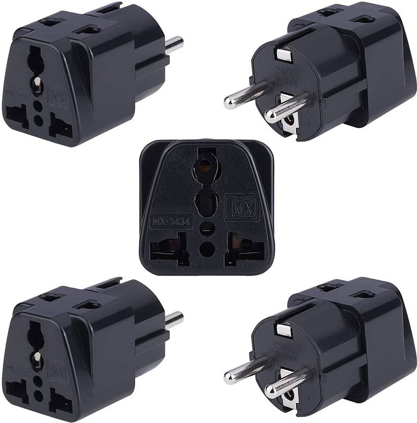 MX Conversion Plug Europe Type Schuko to Universal Socket & 2 pin ...