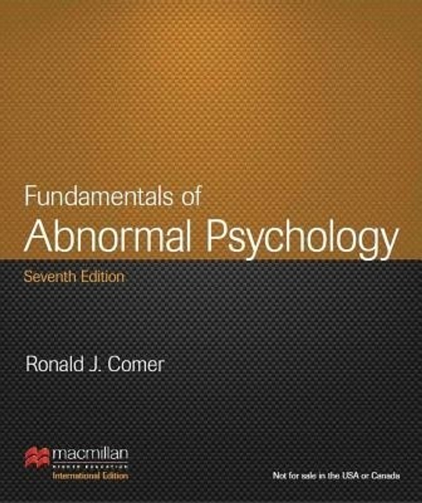 Essentials Of Abnormal Psychology Textbook