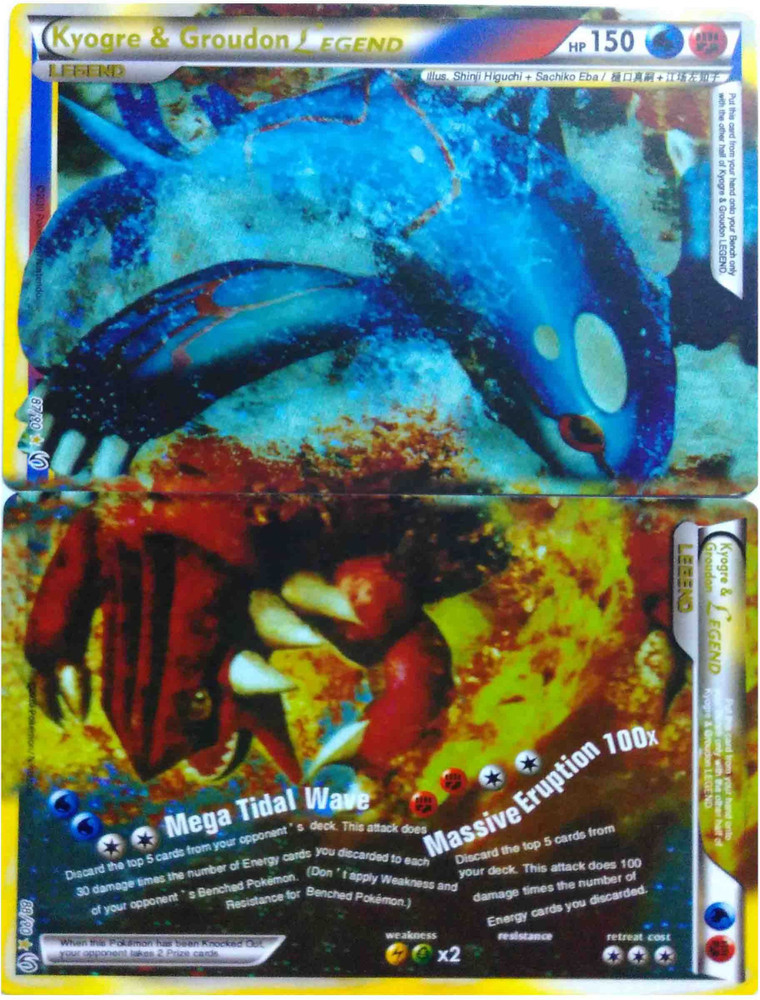 Mega Groudon And Kyogre Card