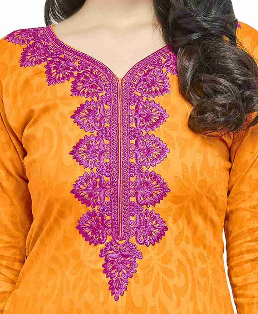 Cotton Salwar Kameez Back Neck Designs Catalogue