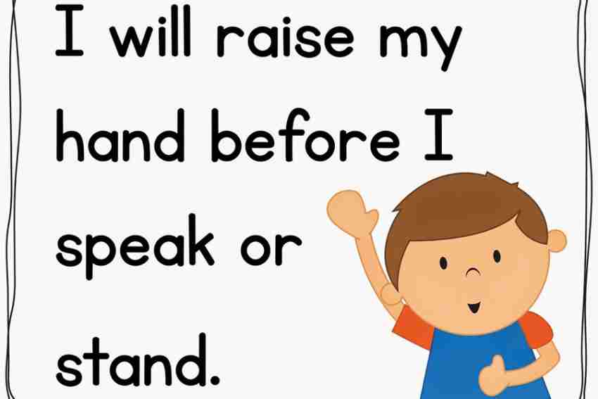Clip Art Raise My Hand
