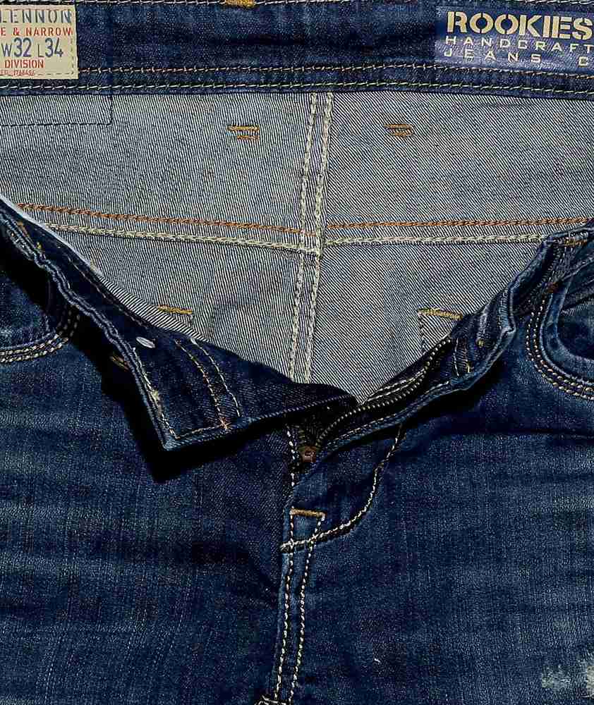 Premium Deep Blue Jeans Pants For Men In Bangladesh