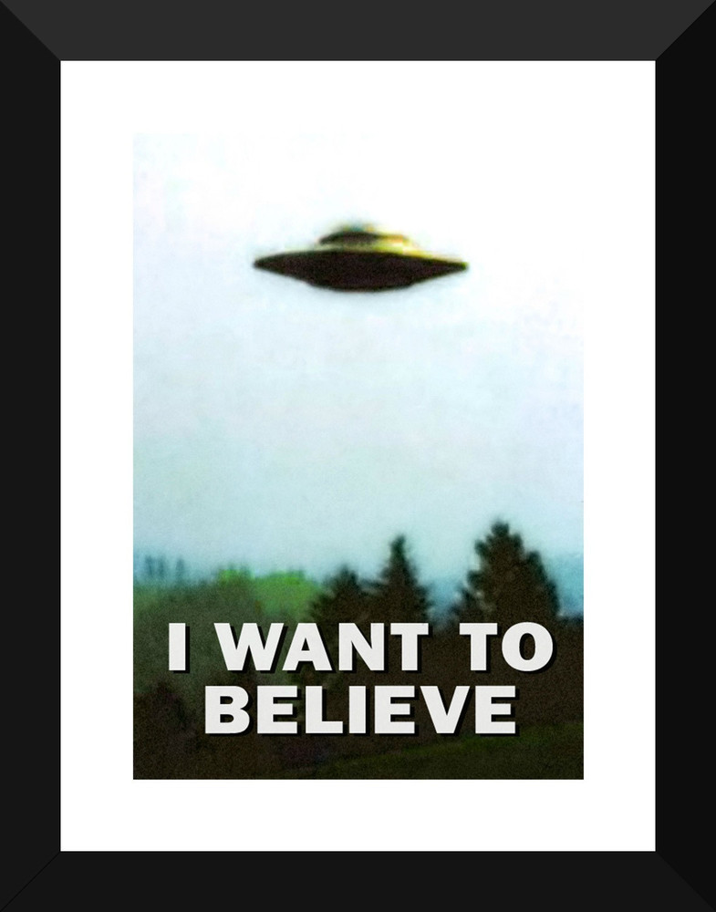 I Want To Believe Poster Mulders Office