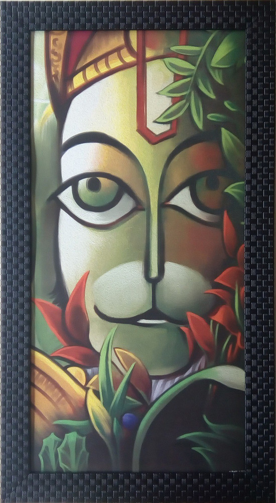 Abstract Hanuman Painting