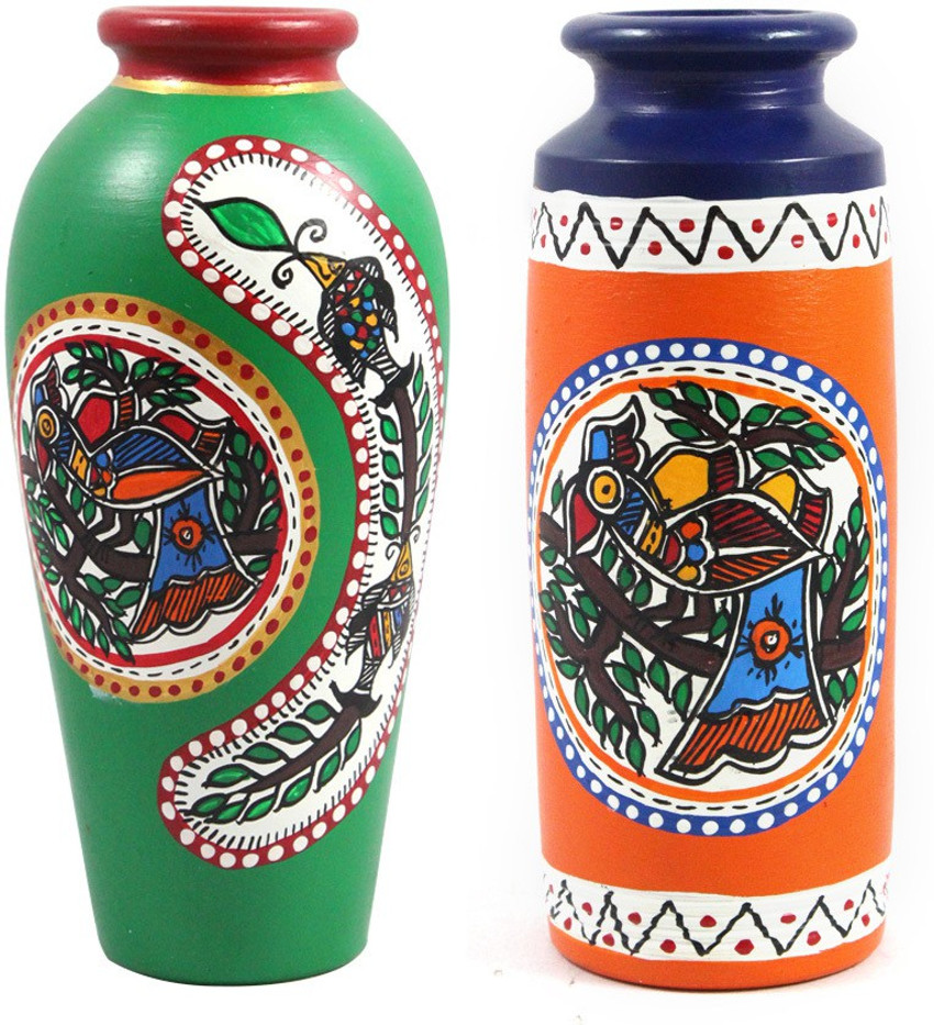 Indian Clay Pot Painting