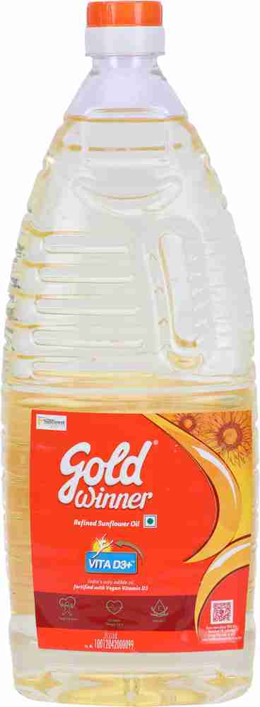 Buy Gold Winner Refined Sunflower Oil 15 L Online At Best, 41% OFF