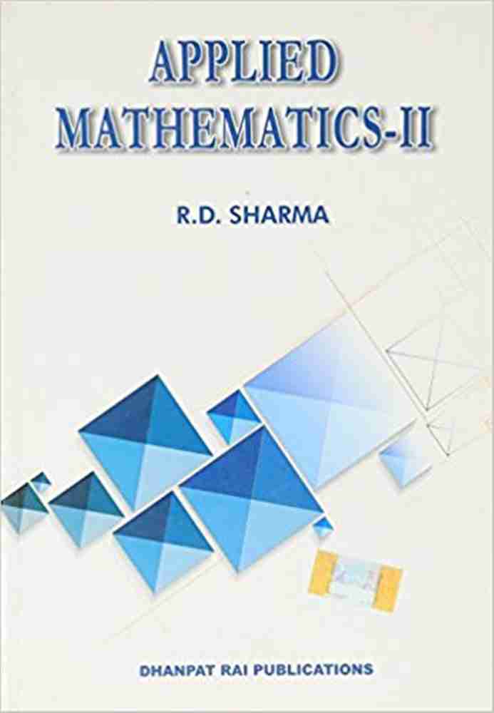 Class 11 RD Sharma APPLIED MATHEMATICS Vol 2023-2024 PDF, 52% OFF