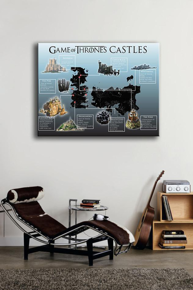Game Of Thrones Map Seven Kingdoms 3d