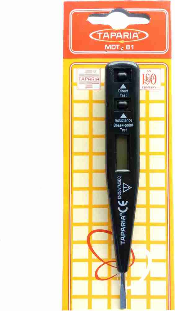 Taparia Multi Purpose Digital Line Tester (MDT-81 (Pack Of 10 ... Taparia Multi Purpose Digital Line Tester (MDT-81 (Pack Of 10 ...