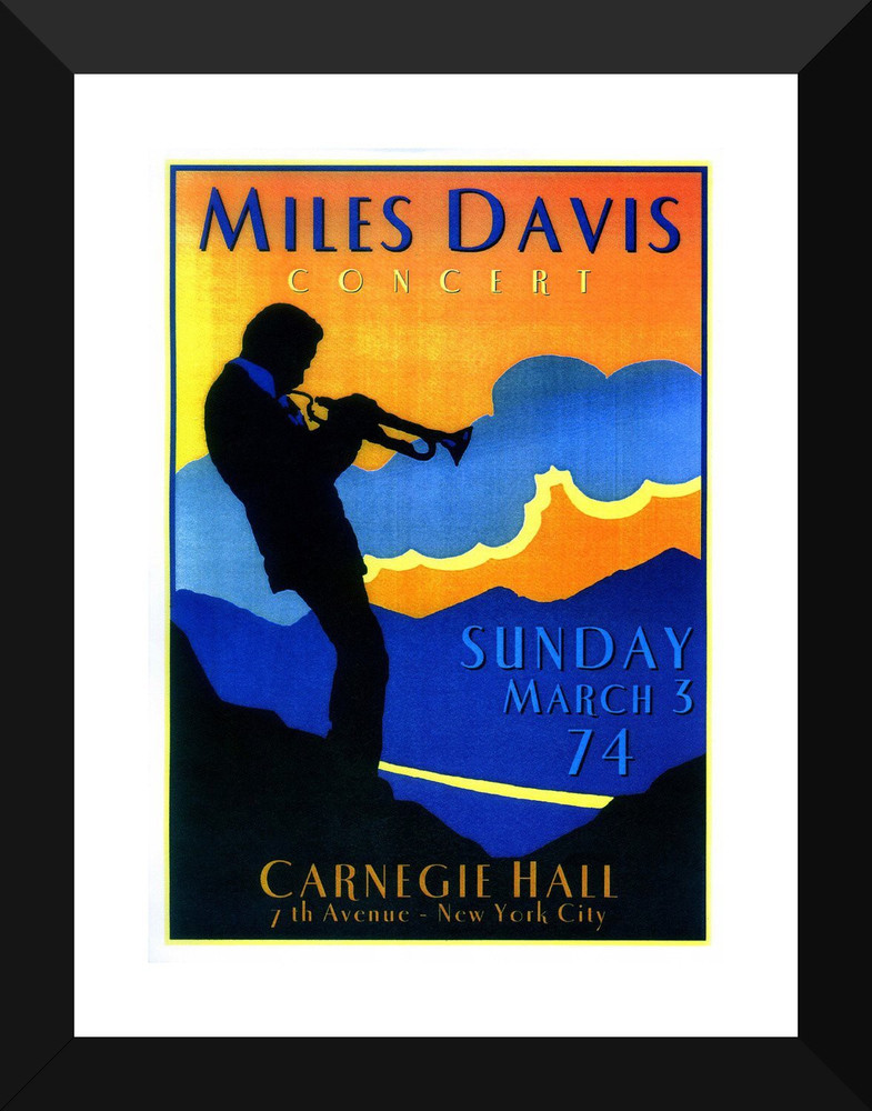 Miles Davis Concert Poster