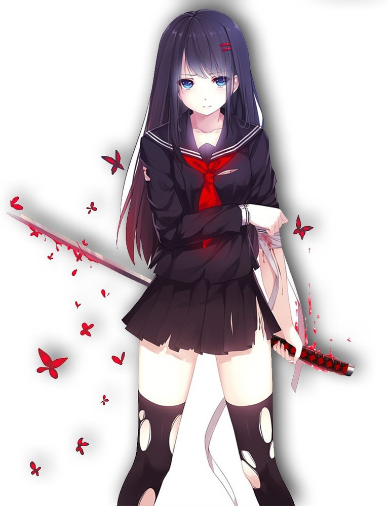 Anime Girl Blood