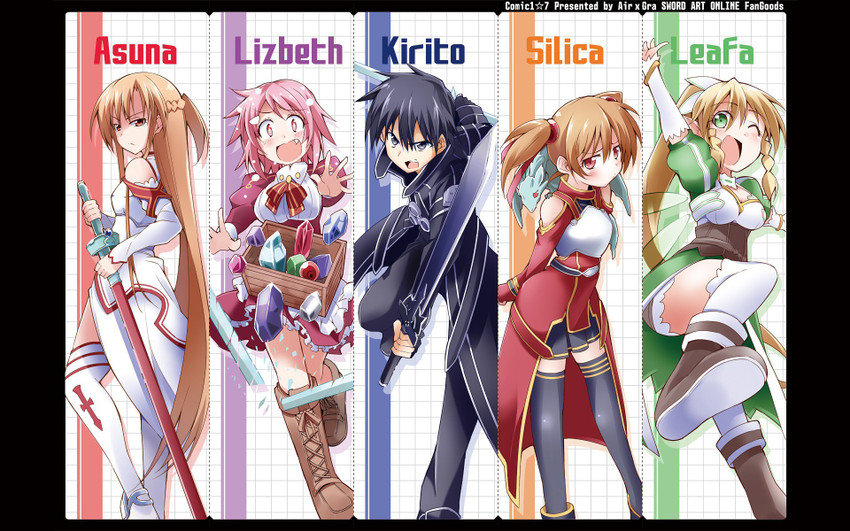 Sword Art Online Silica And Kirito