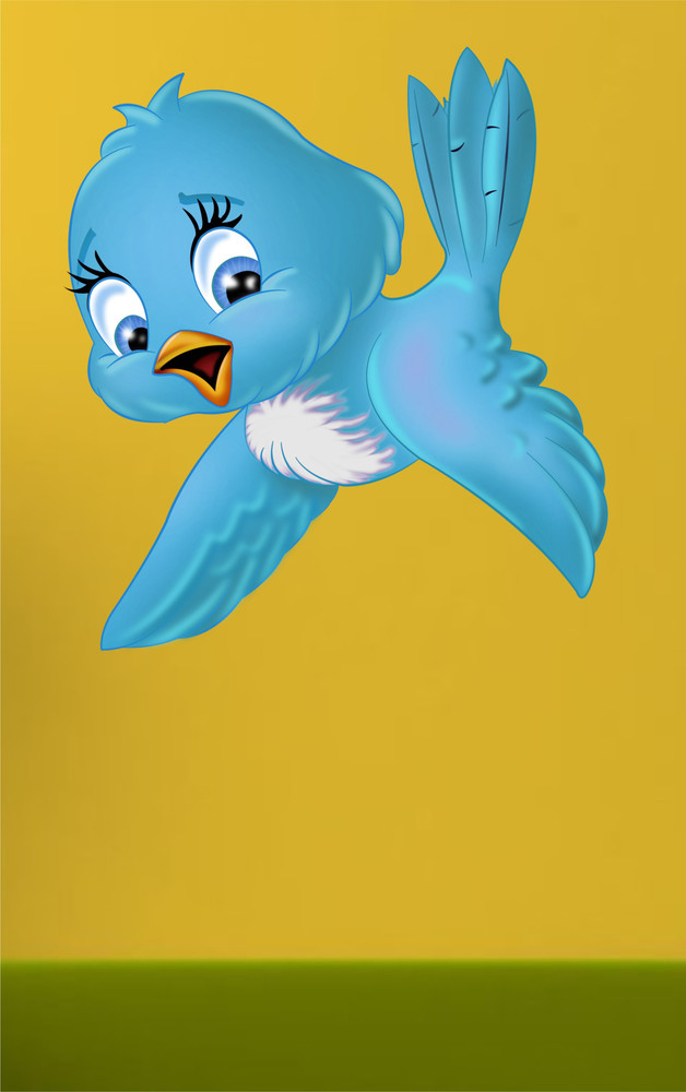 Cartoon Flying Bird