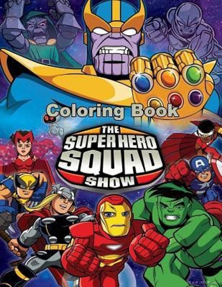 Super Hero Squad Hulk Coloring Pages