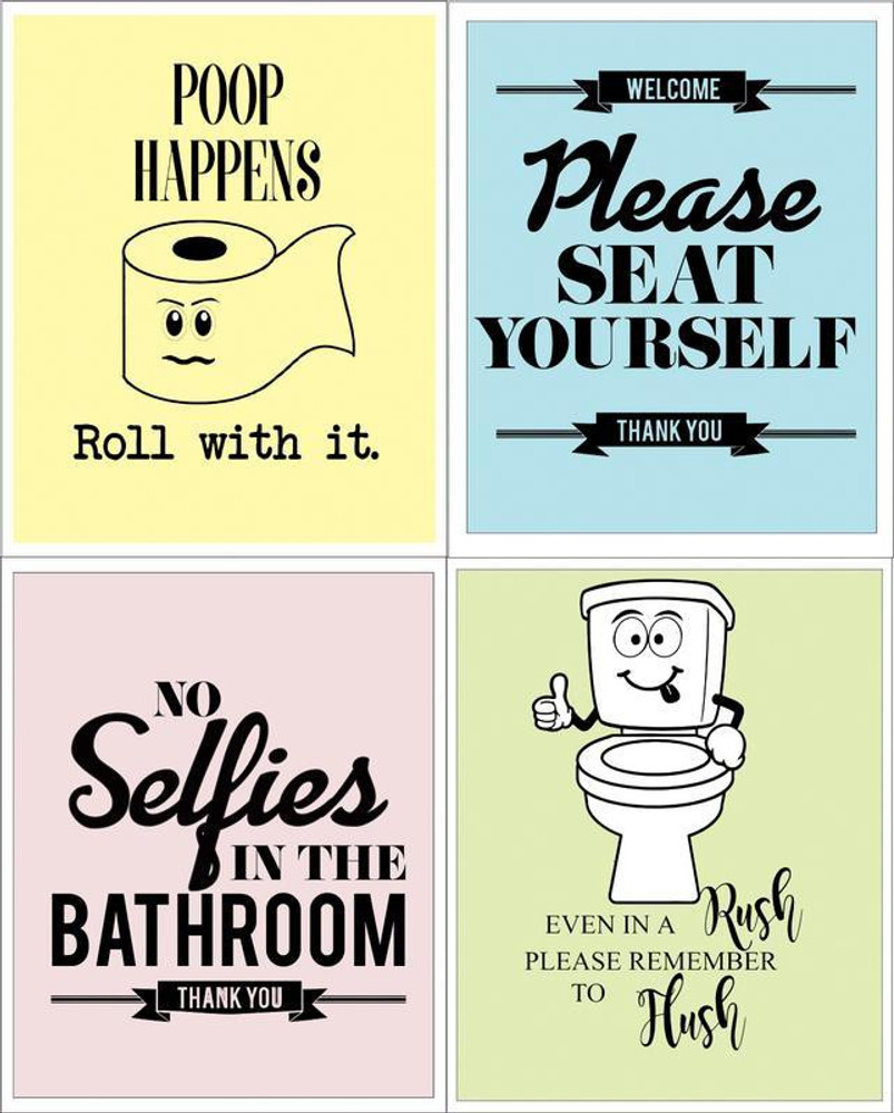 Funny Toilet Poster