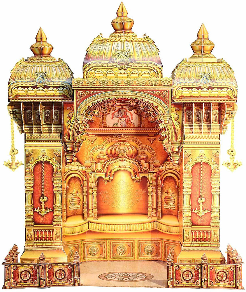 Ganesh Chaturthi Decoration Makhar And Sinhasan