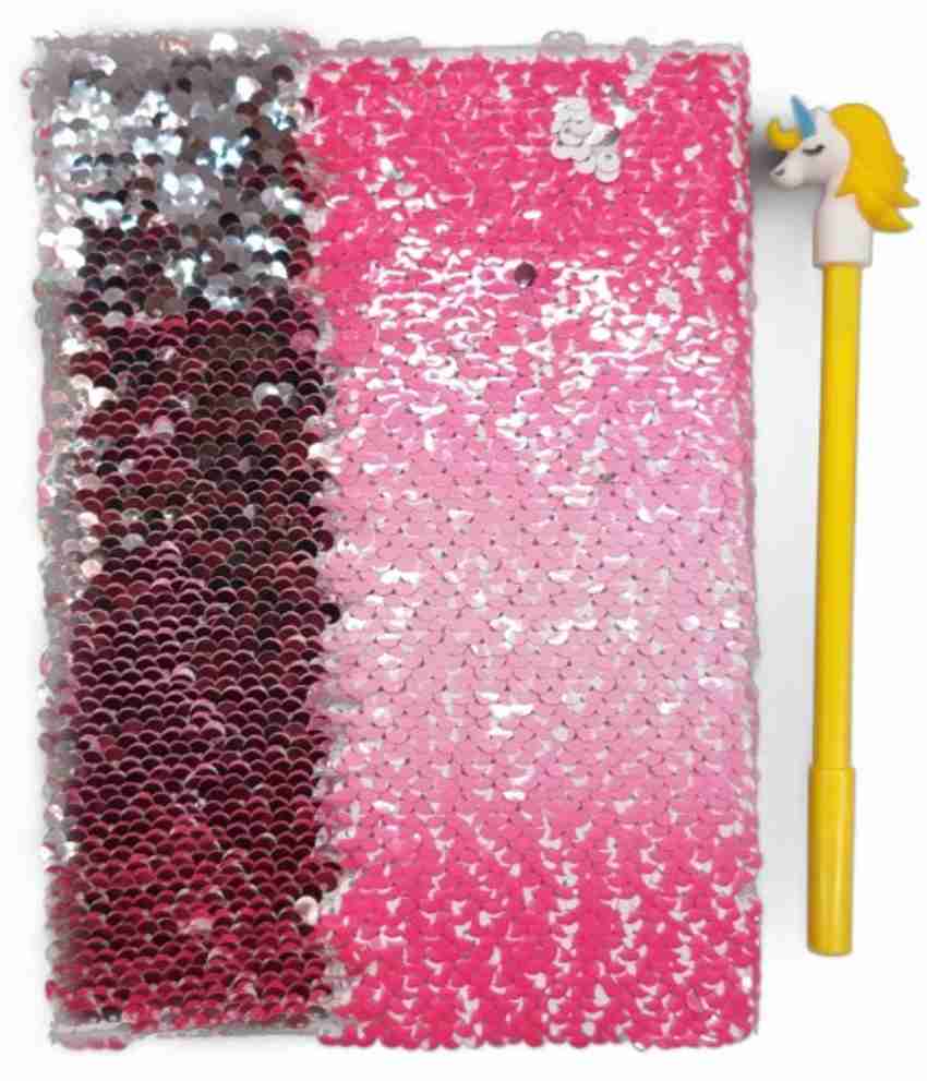 Sparkle Pink Glitter Diary