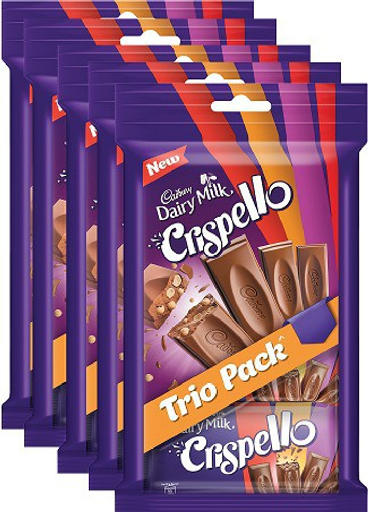 Dark Brown Cadbury Dairy Milk Crispello Chocolate, 35gm, 57% OFF