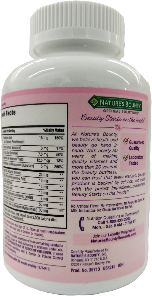 Aggregate more than 63 natures bounty hair skin nails super hot - in ...
