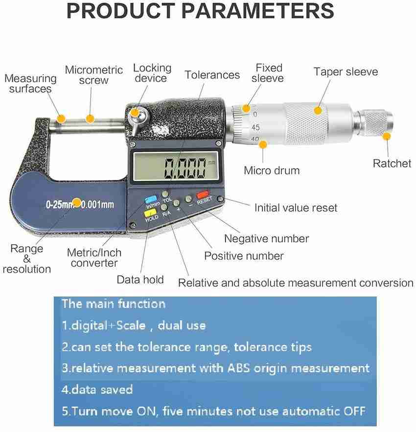 Digital Micrometer Parts