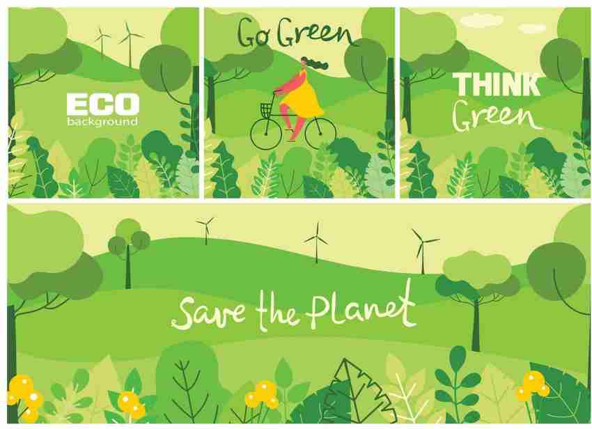 Go Green Poster Design