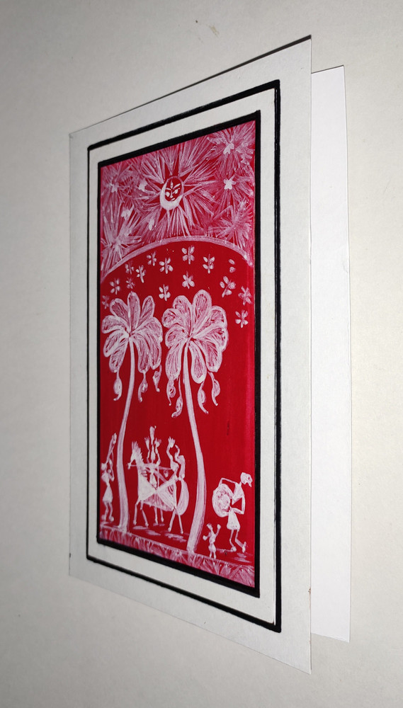 Warli Painting Greeting Cards