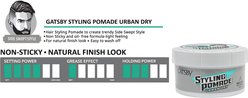 GATSBY Give Your Hair A Natural Finish And A Light Feel, 60% OFF