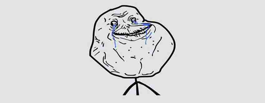 Forever Alone Troll Face