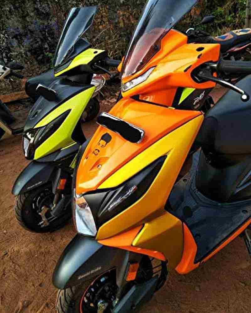 Honda Dio Black Modified