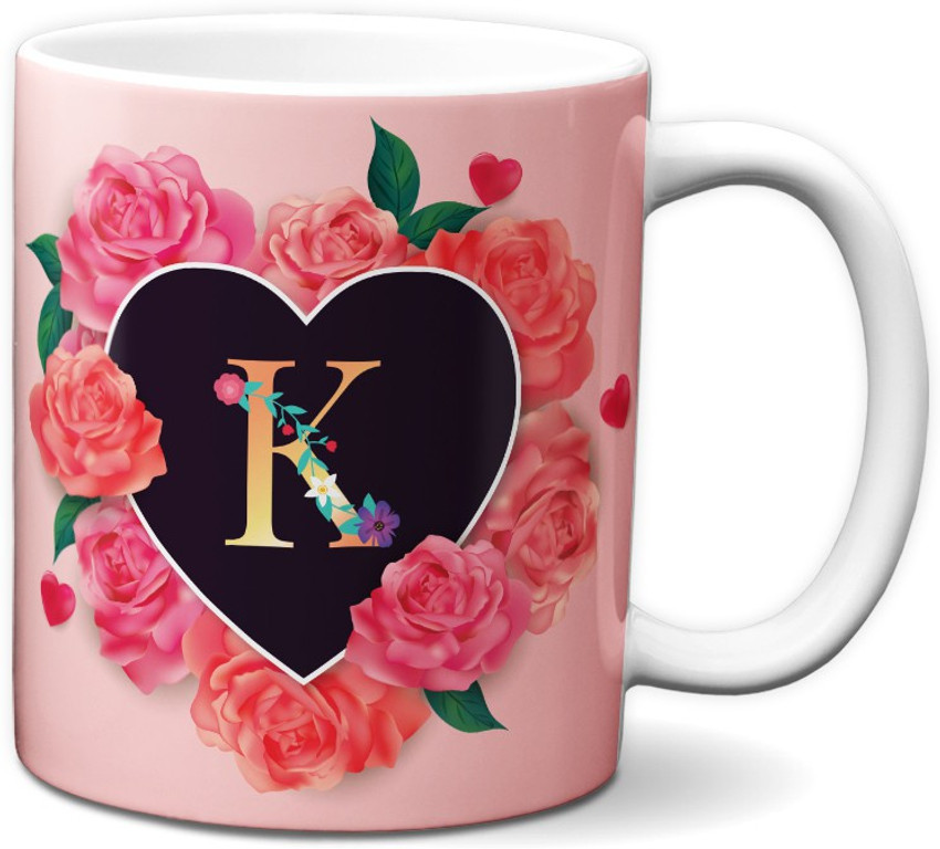 K Letter In Rose