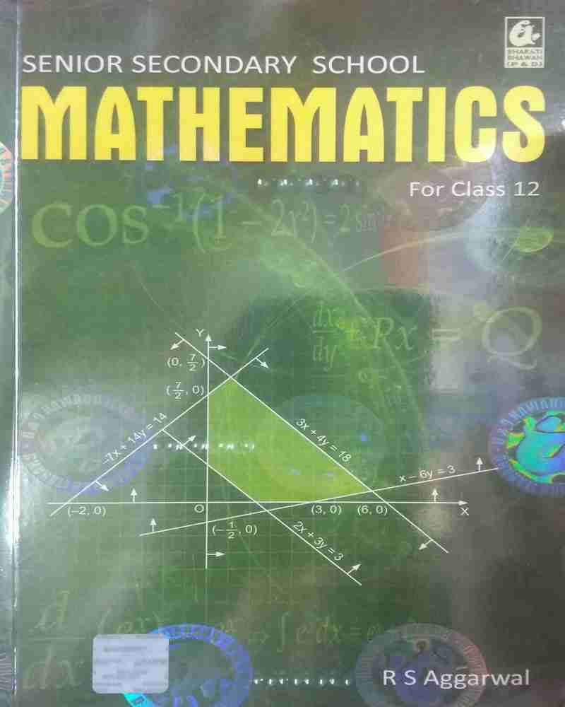 Senior Secondary School Mathematics Class 11: RS Aggarwal, 54% OFF