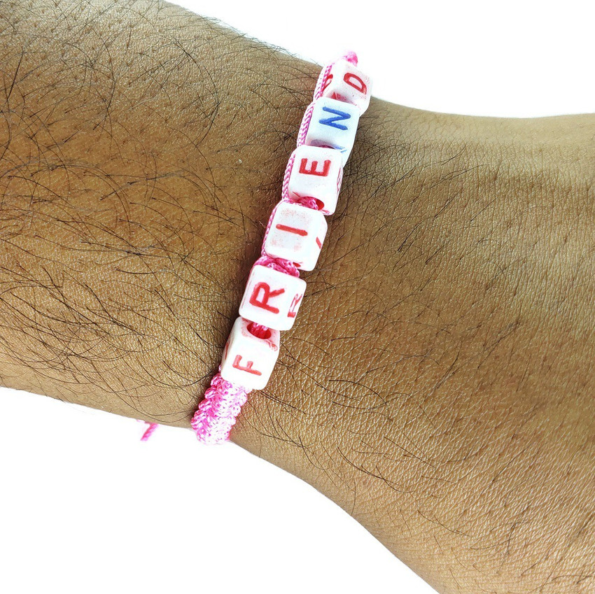 Girls Hand With Bands