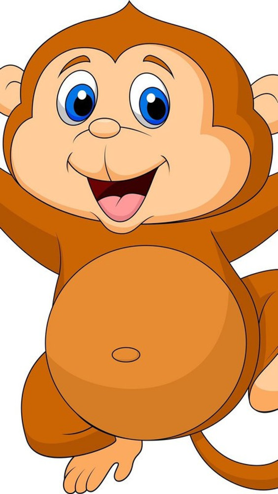 Monkey Cartoon Pictures For Kids