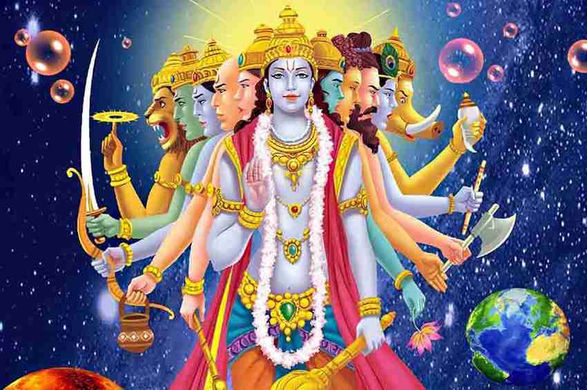 Vishnu Dashavatar Wallpaper