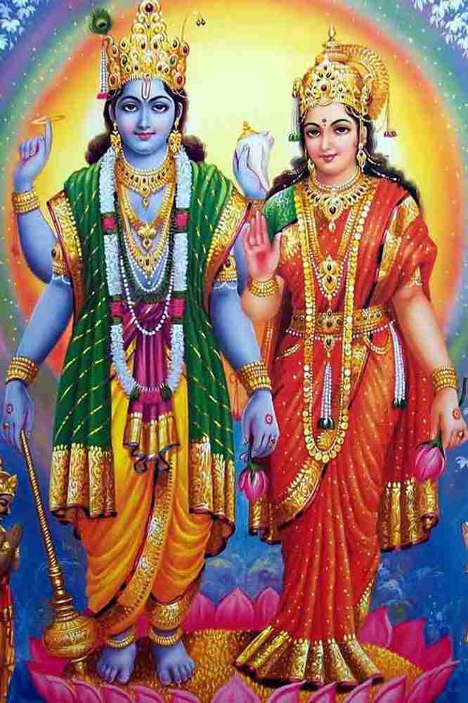 Lakshmi And Vishnu