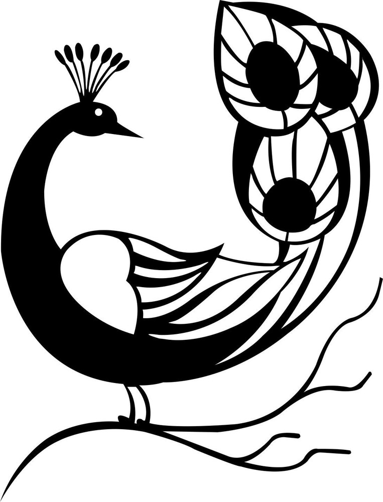 Simple Peacock Design