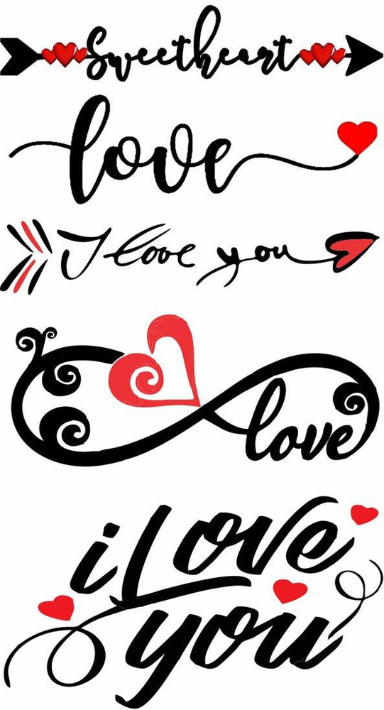 I Love You Tattoo Fonts