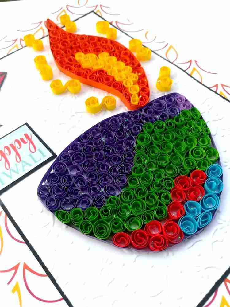 Diwali Greeting Card Drawing