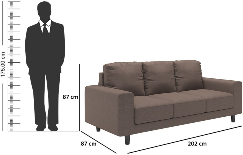 3 Seater Sofa Size In Meters | Baci Living Room