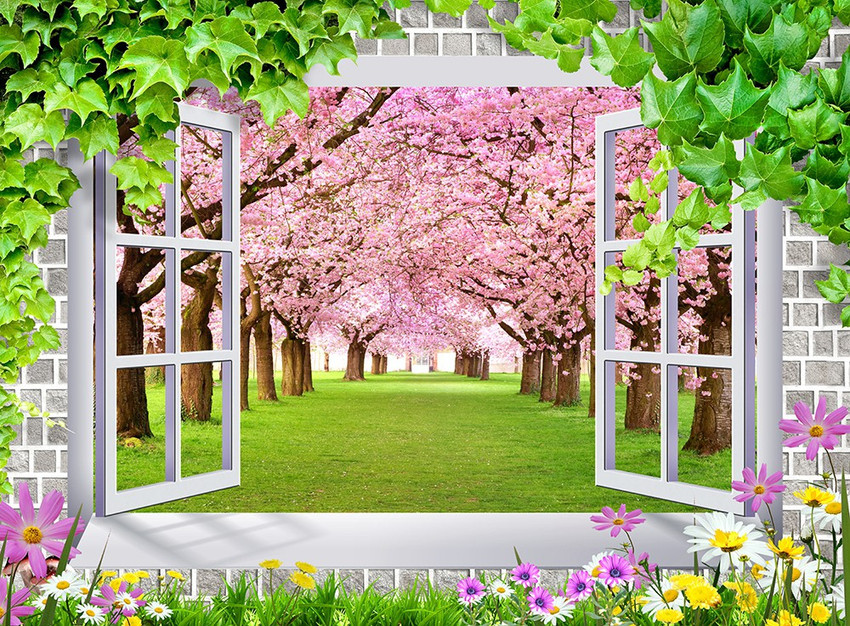 Window Outside Wallpaper
