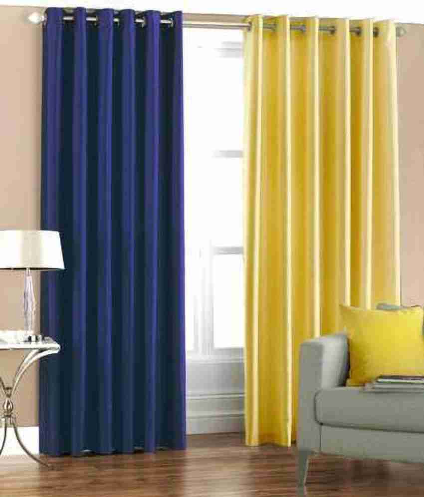 Blue And Yellow Curtains