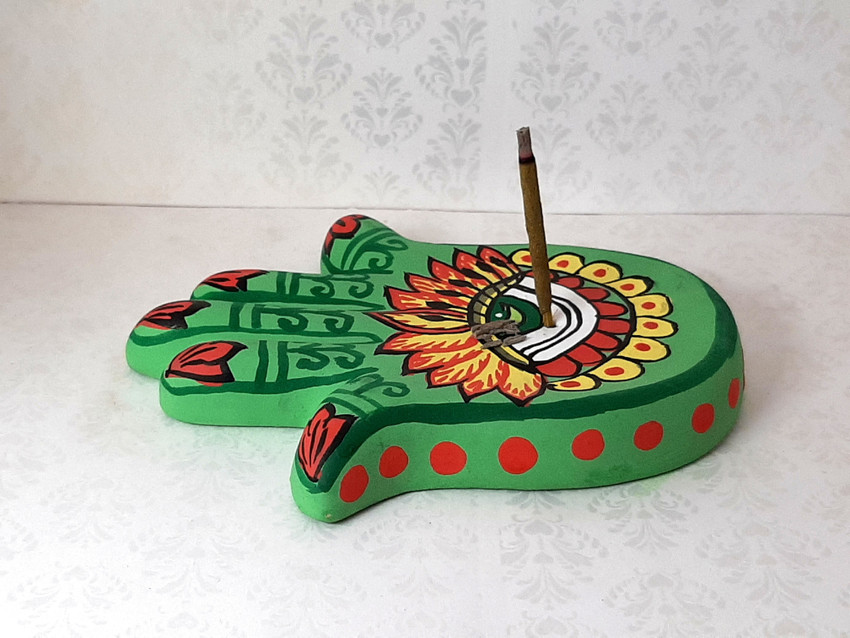 Hand Painted Incense Holder